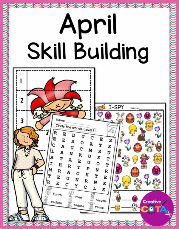 April Skill Building Worksheets and Activities | Made By Teachers