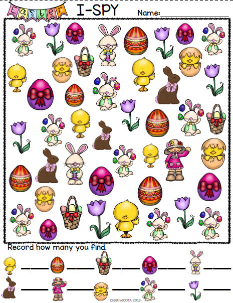 Easter Writing and Math Differentiated Worksheets and Activities | Made ...
