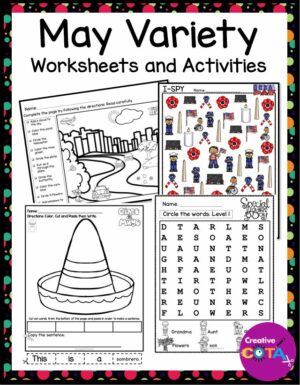 May Skill Building Worksheets and Activities | Made By Teachers