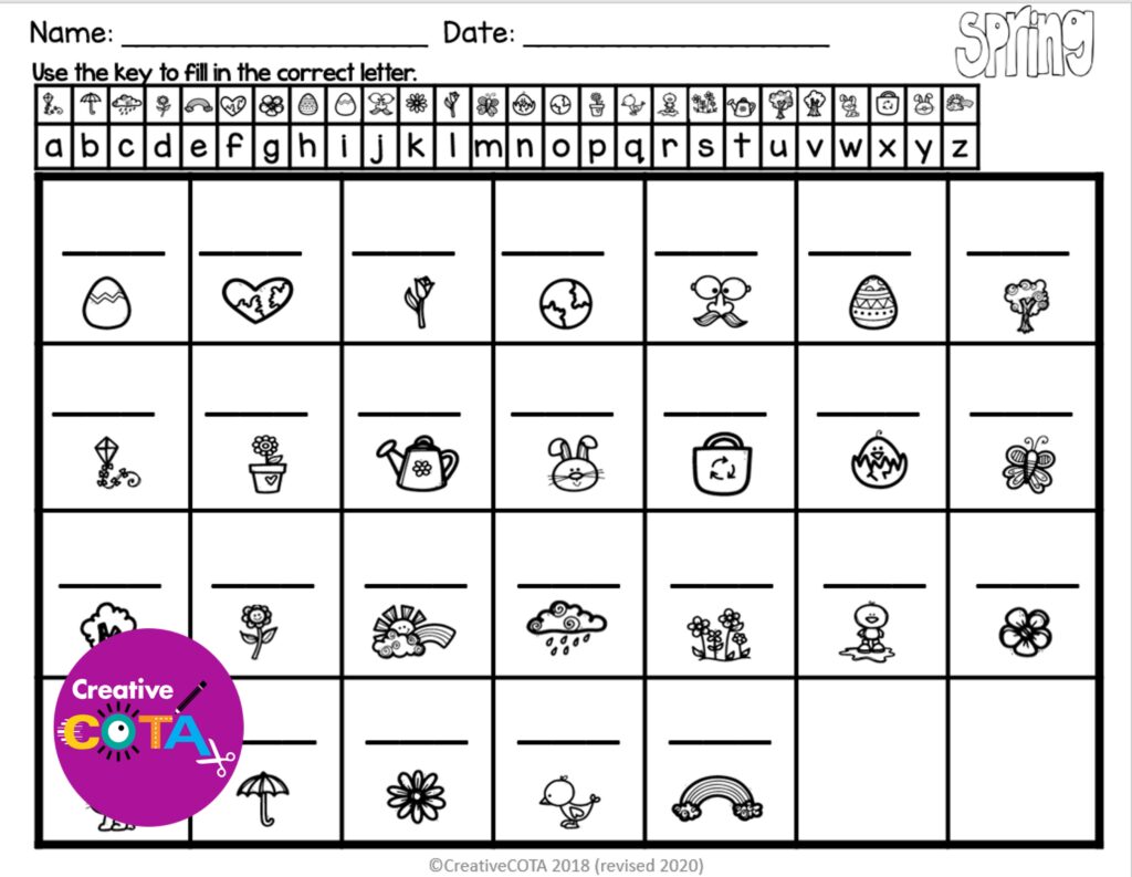 Spring Fine Motor and Visual Perceptual Activities | Made By Teachers