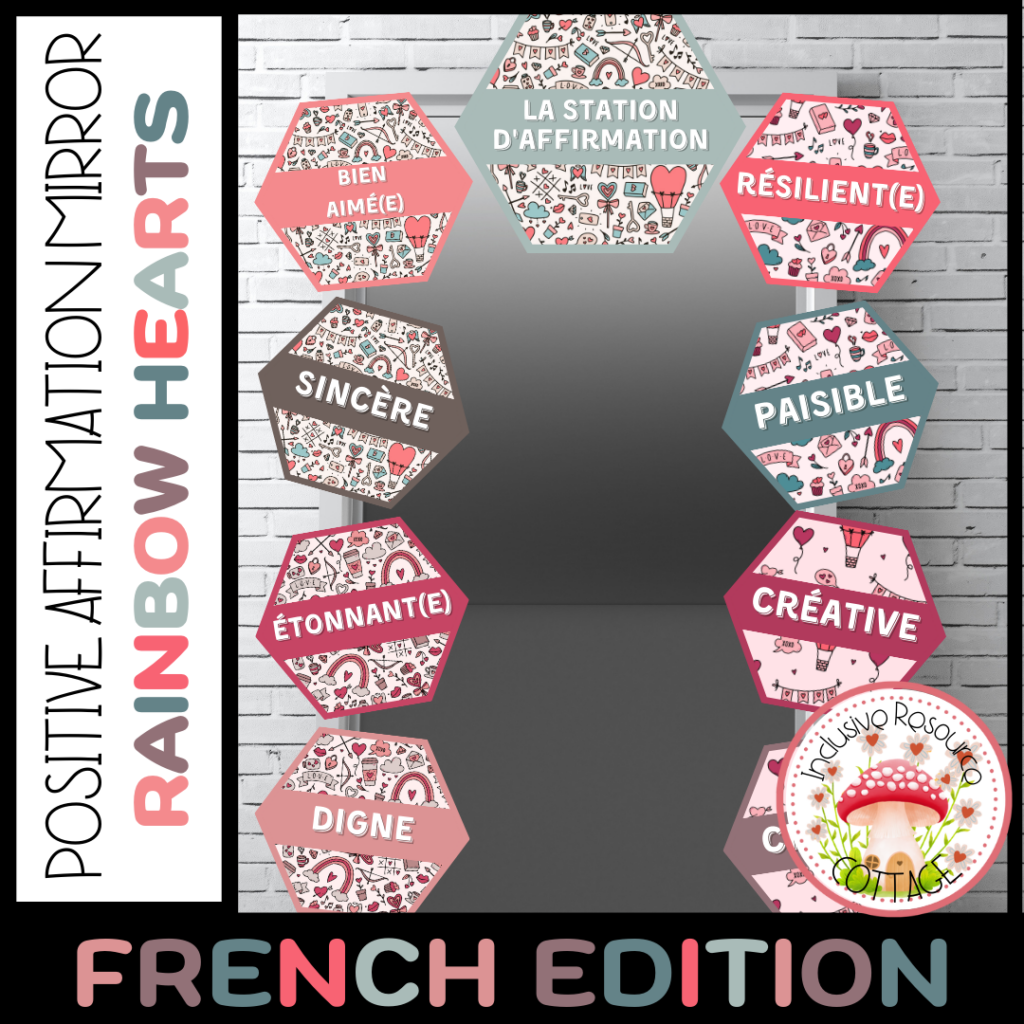 FRENCH-Affirmation Mirror-Affirmation Station-Daily Affirmations-Cards ...