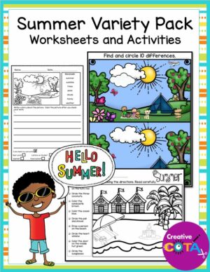 Summer Fine Motor and Visual Perception Activities | Made By Teachers