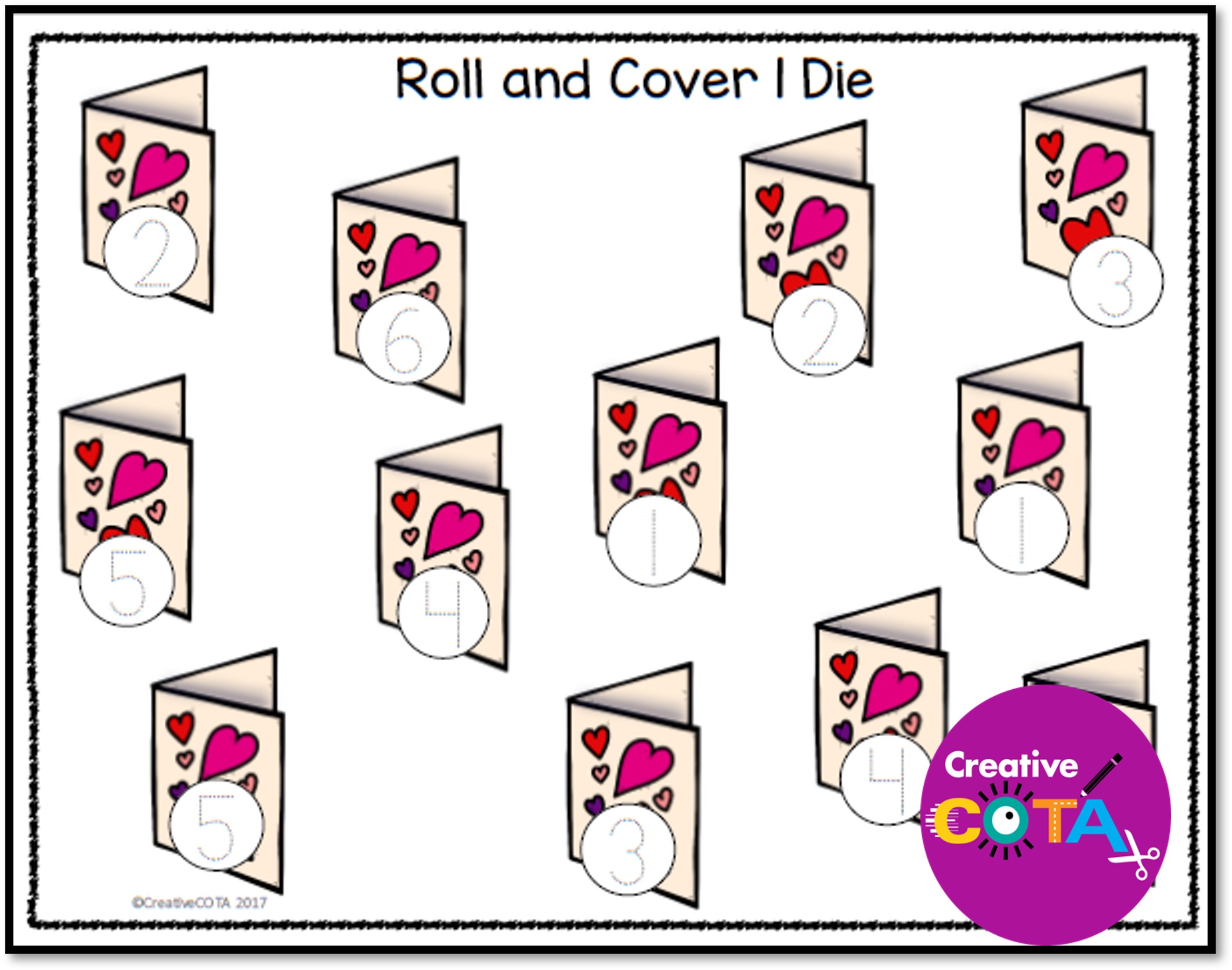 Valentine's Day Math and Writing Center Differentiated Worksheets and ...