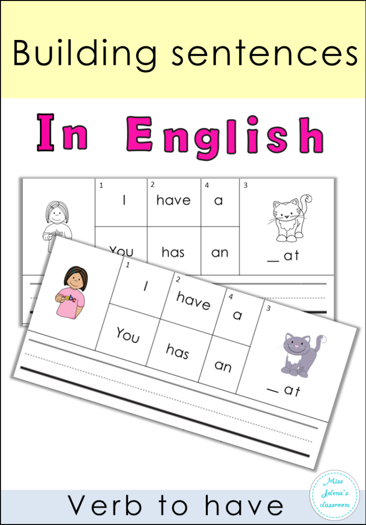 Building Sentences Cards - Have or Has | Made By Teachers