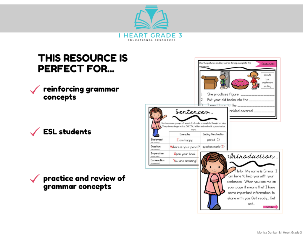 Grammar Guides: Sentences | Made By Teachers