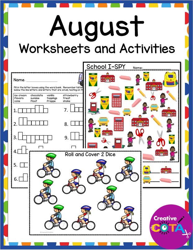 March Occupational Therapy Skill Building Worksheets and Activities ...