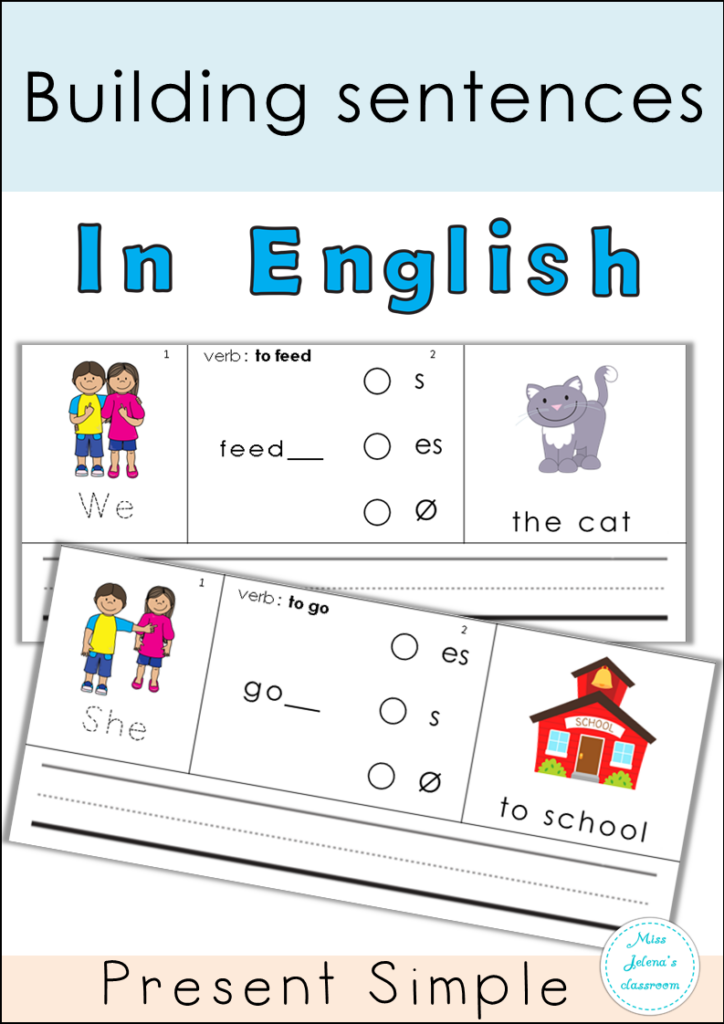 Building Sentences Set XX -Spring Prepositions | Made By Teachers