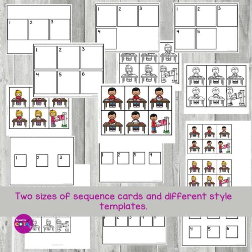 Valentine's Day Sequence Writing Center Activities and Worksheets ...