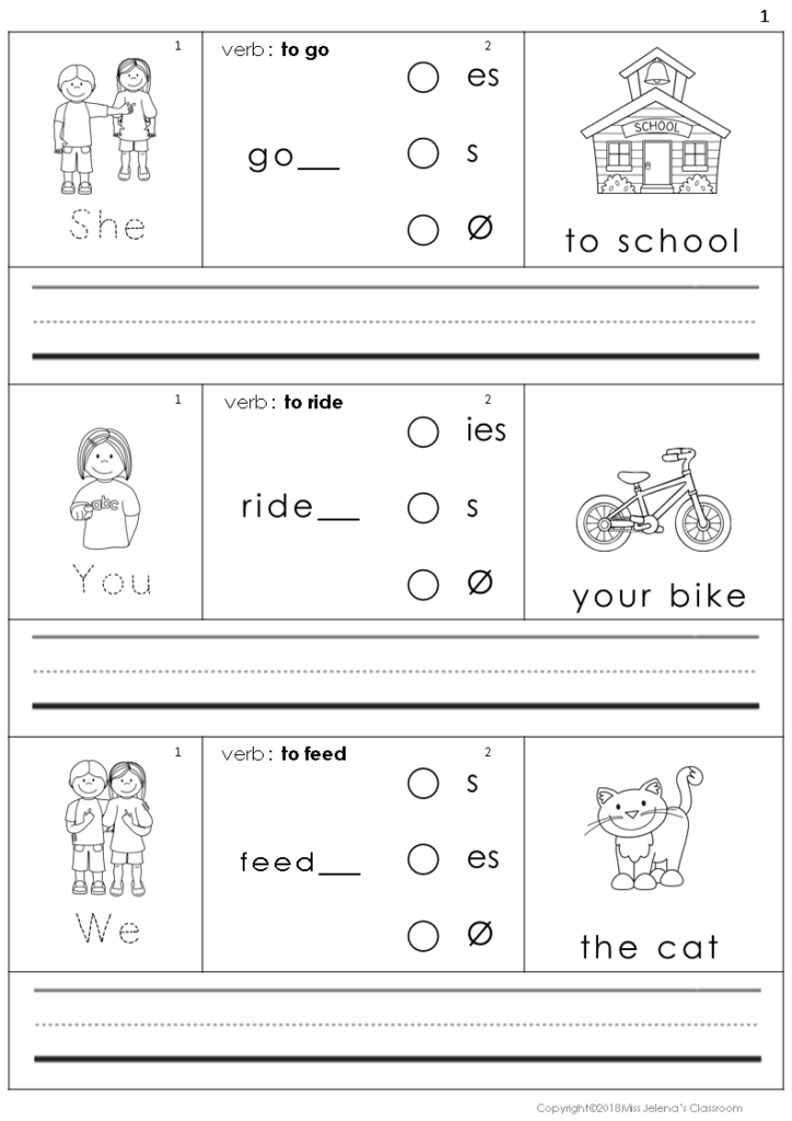 Building Sentences VII -Present Simple | Made By Teachers