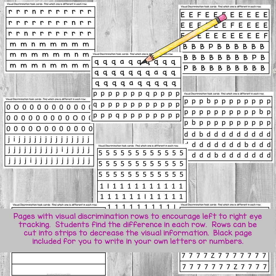 Visual Discrimination OT Activity and Worksheets | Made By Teachers