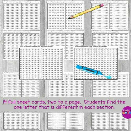 Visual Discrimination OT Activity and Worksheets | Made By Teachers