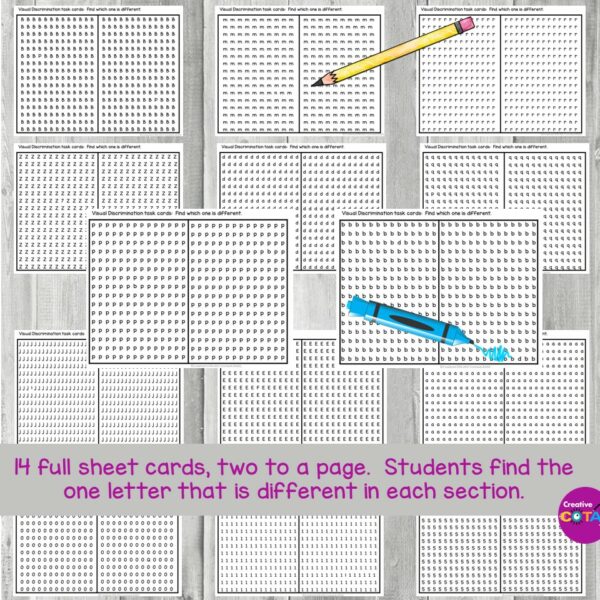 Visual Discrimination OT Activity and Worksheets | Made By Teachers