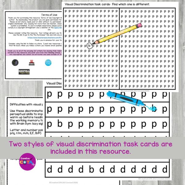 Visual Discrimination OT Activity and Worksheets | Made By Teachers