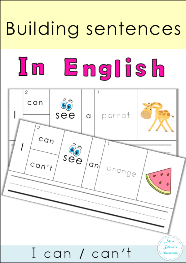 Building Sentences Set VIX | Made By Teachers