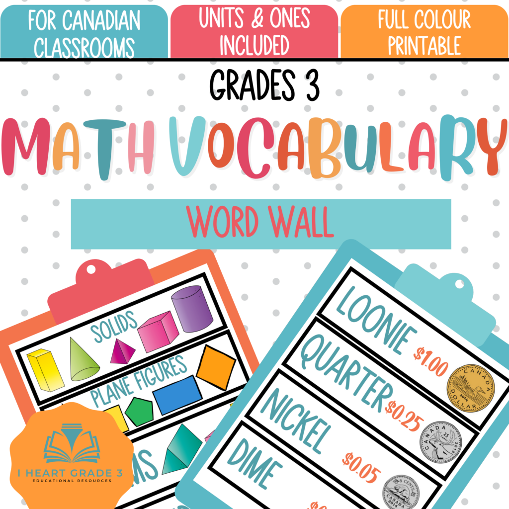 Pearson Numbers Compatible Math Word Wall | Made By Teachers