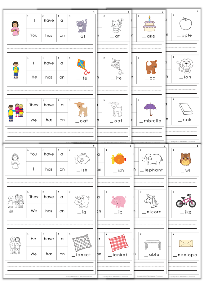 Building Sentences Bundle | Made By Teachers
