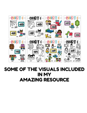 Short E CVC Posters | Made By Teachers