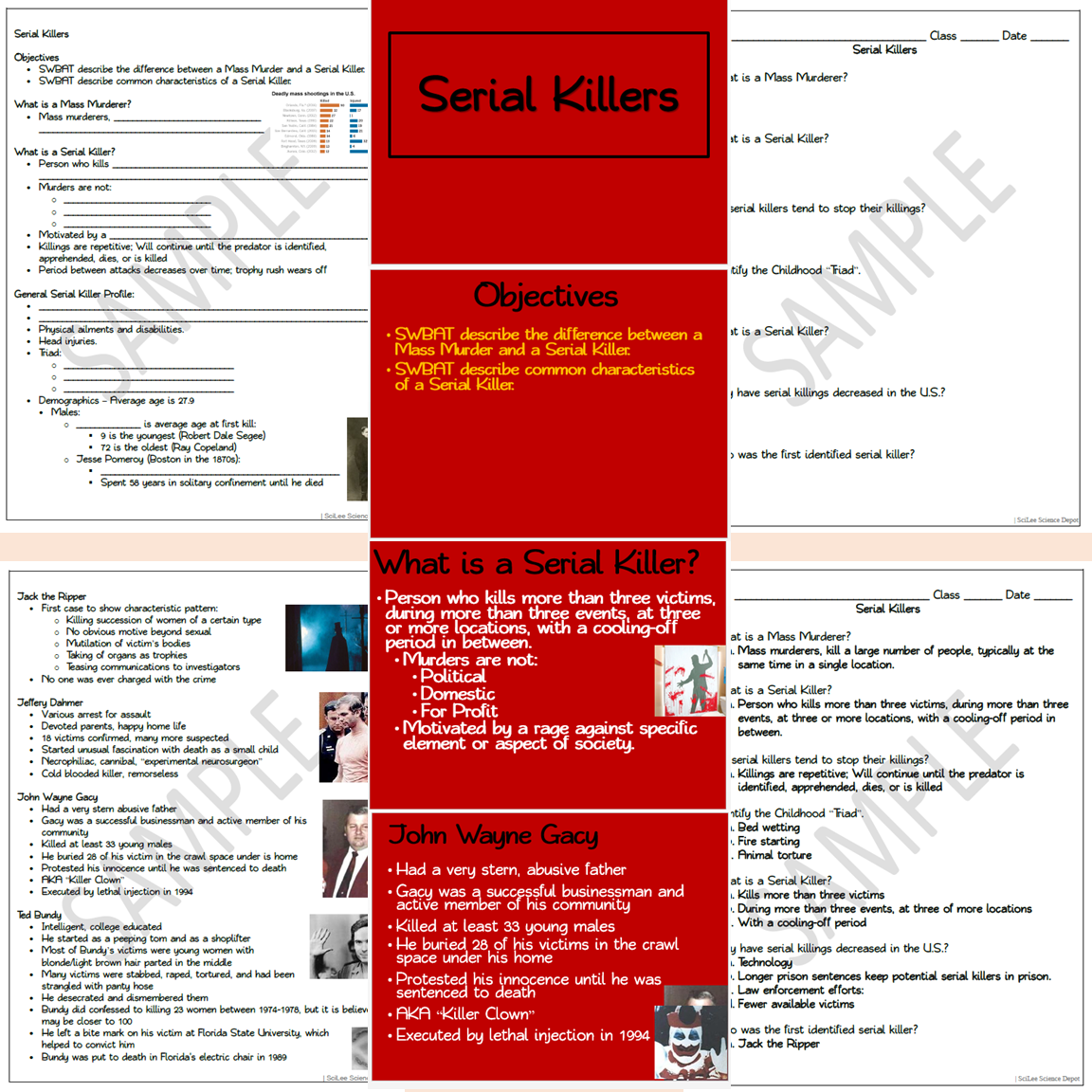 Serial Killers Lesson | Made By Teachers