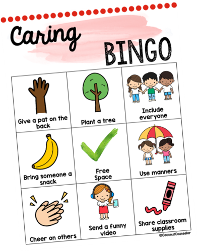 Caring Bingo Game | Made By Teachers