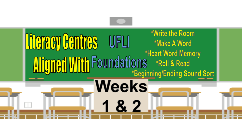 Literacy Centres that correlate with UFLI Foundations Lessons 1 & 2 ...
