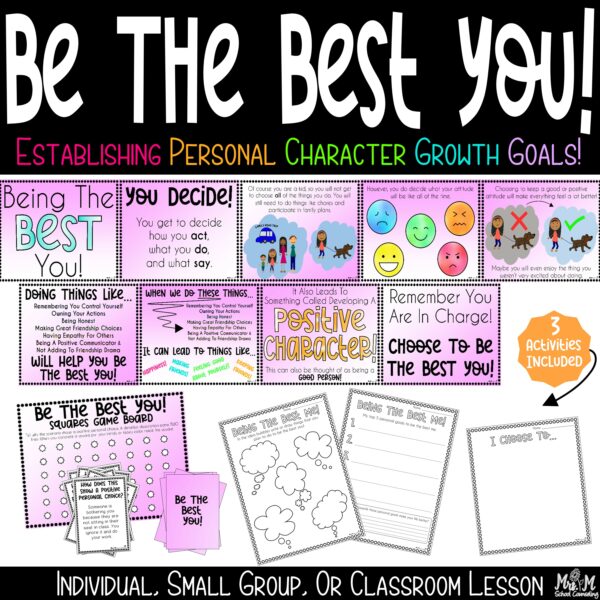 Setting Personal Growth Goals / Be The Best You Positive Character ...