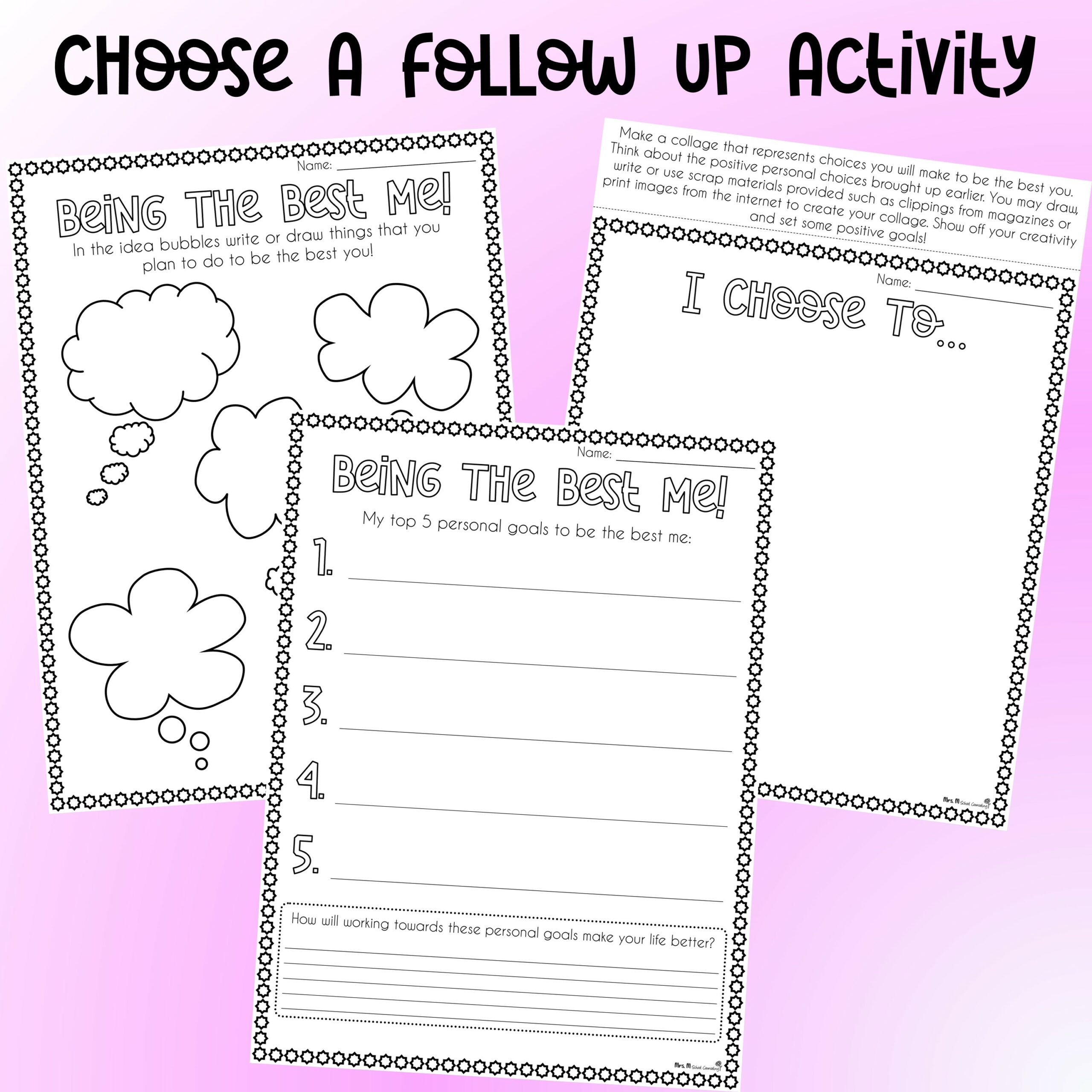 Setting Personal Growth Goals / Be The Best You Positive Character ...