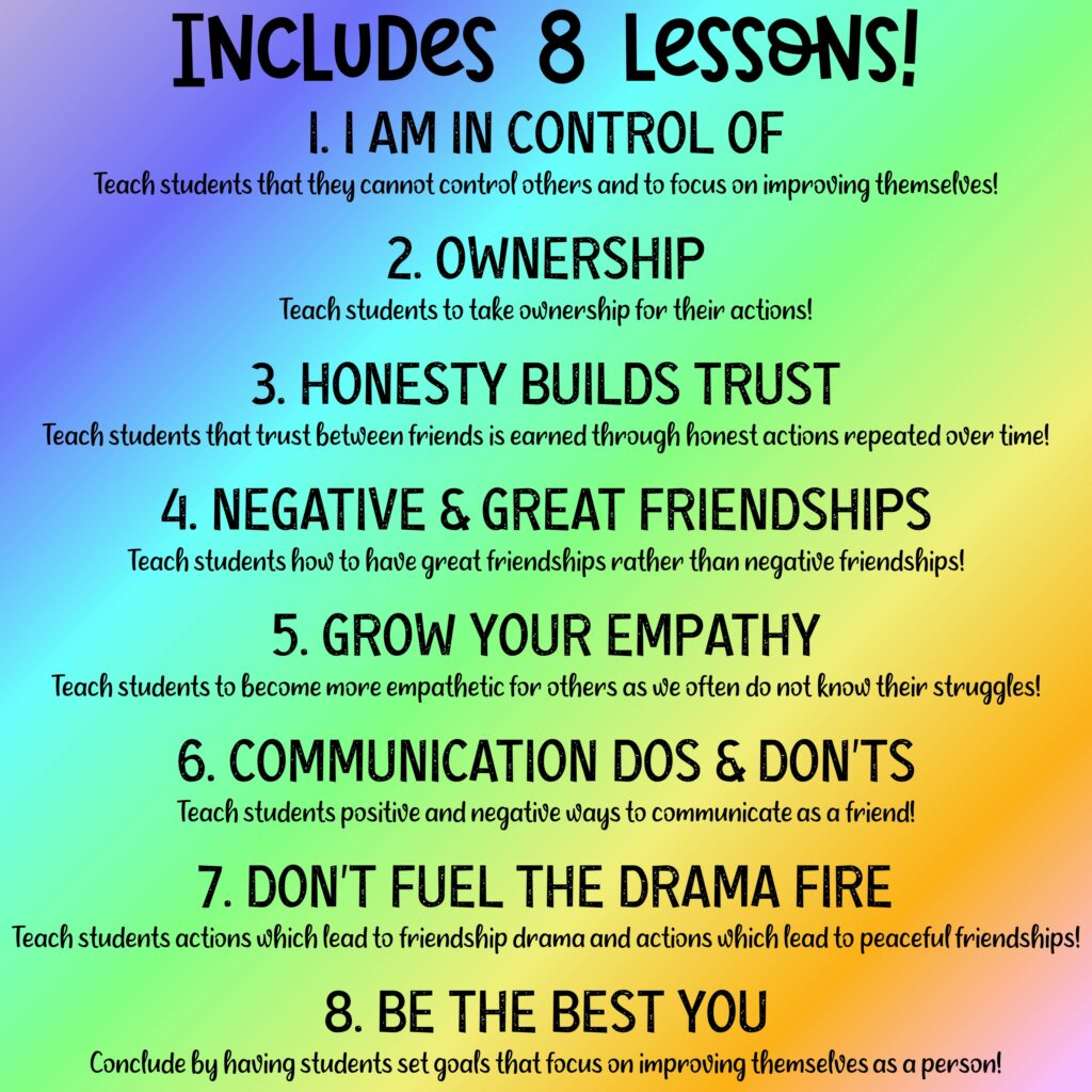 The Complete Elementary Friendship Group Bundle / Making Great Personal ...