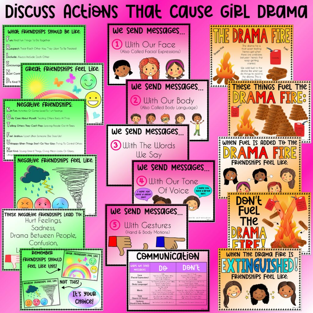 Elementary Girls Group Bundle / Curbing Girl Drama and Relational ...