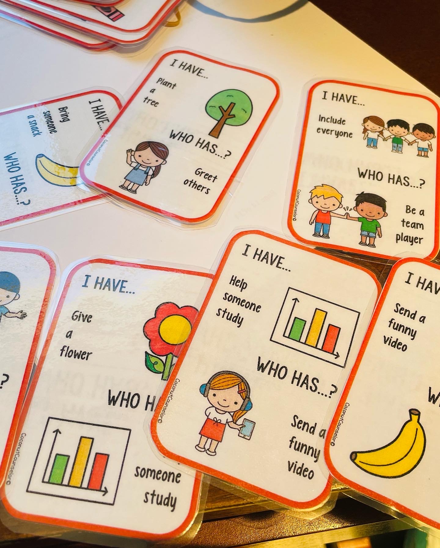 Caring I Have, Who Has? Card Game | Made By Teachers