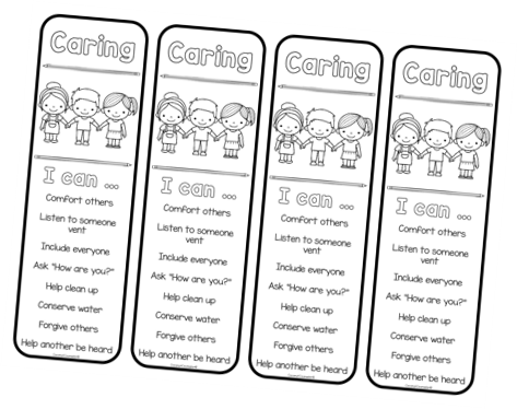 Caring Bookmark | Made By Teachers