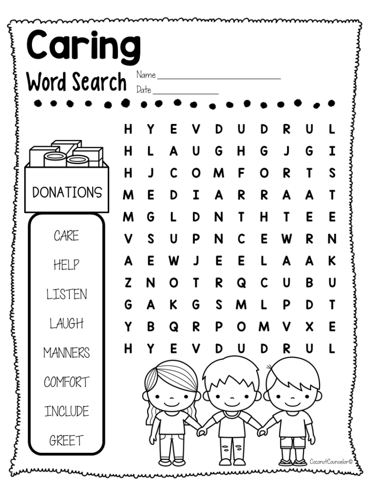 Caring Worksheets | Made By Teachers