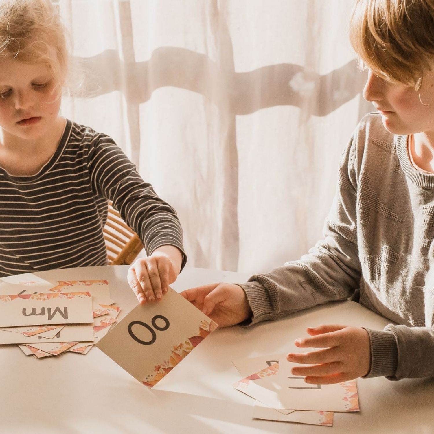 Alphabet Classroom Decor - ABC Word Wall Letter Flashcards - Fall ...