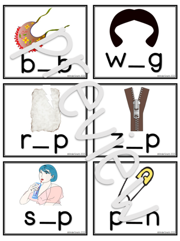 CVC Missing Vowel Kaboom! | Made By Teachers