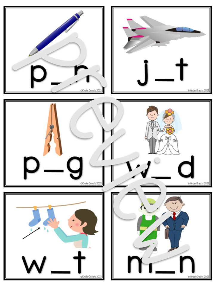 CVC Missing Vowel Kaboom! | Made By Teachers
