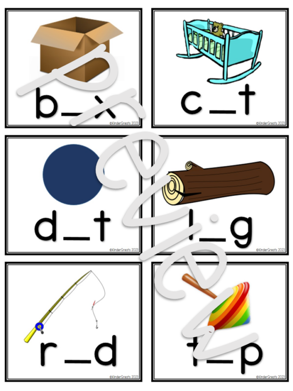 CVC Short Vowel Kaboom Bundle | Made By Teachers