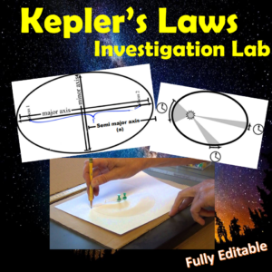 Kepler's Laws Investigation Lab | Made By Teachers