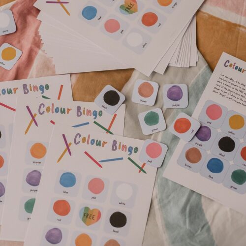 Colour Bingo Game - Learning about Colours Activity for Early Learners ...