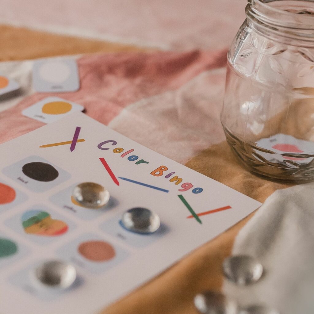 Colour Bingo Game - Learning about Colours Activity for Early Learners ...