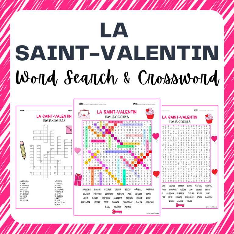 FRENCH Valentine's Day/La Saint-Valentin BUNDLE | Made By Teachers