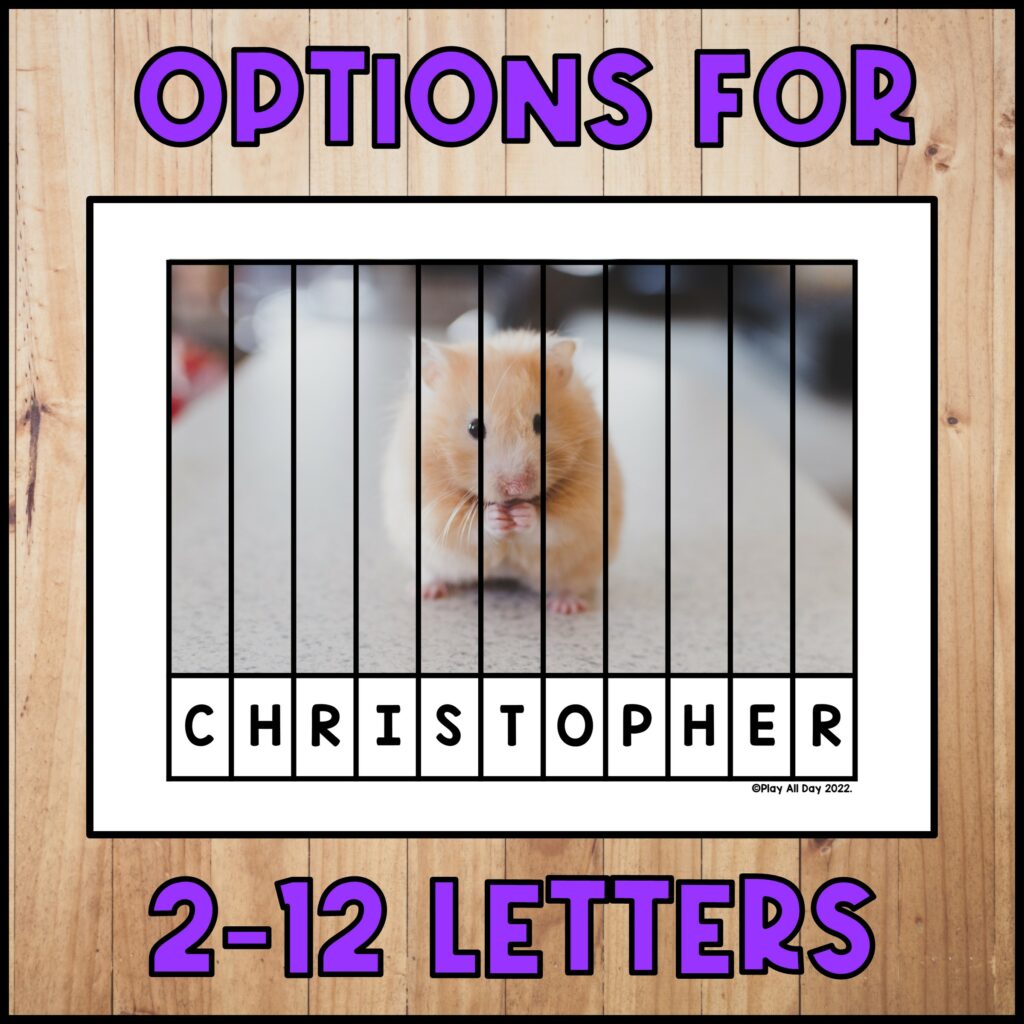 EDITABLE Name Puzzles | Name Practice Activities | Made By Teachers