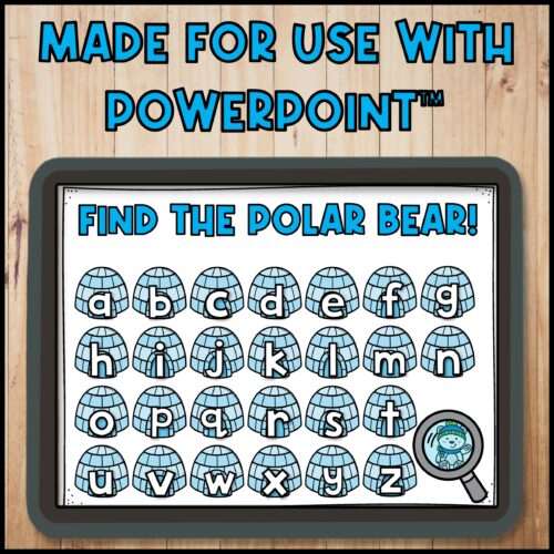 Digital Hide & Seek | Find the Polar Bear | Letters Numbers Shapes ...