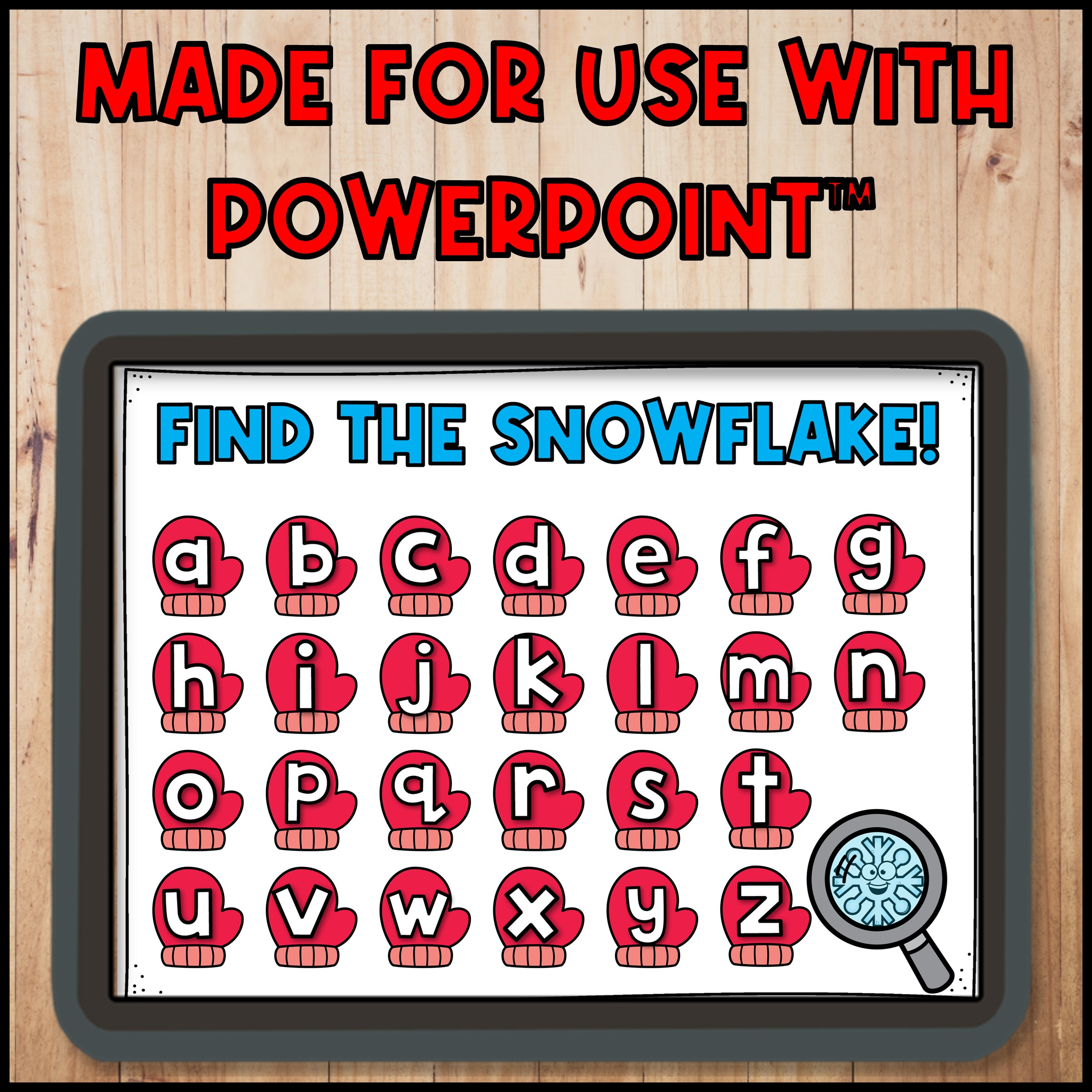 Digital Hide & Seek | Find the Snowflake | Letters Numbers Shapes ...