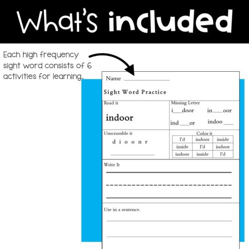 Sight Word Activities 2nd Grade | Made By Teachers