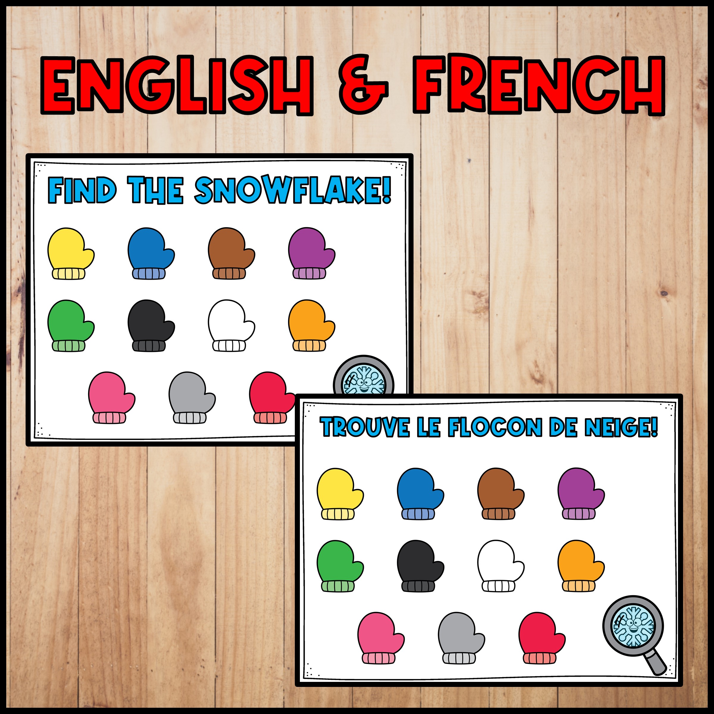 Digital Hide & Seek | Find the Snowflake | Letters Numbers Shapes ...