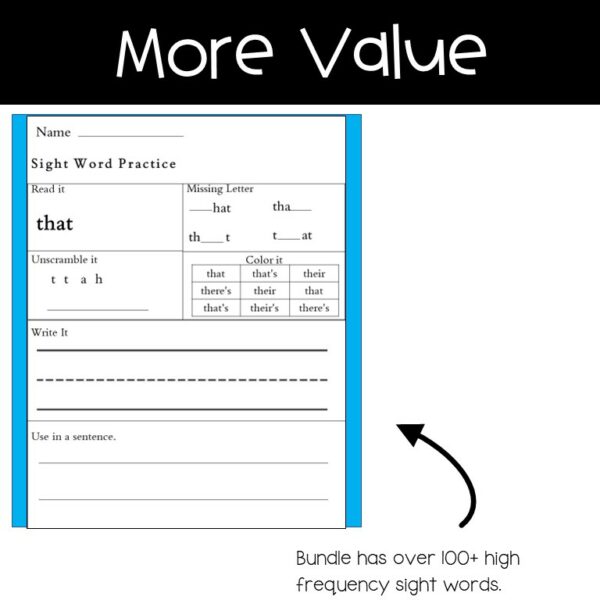Sight Word Activities 2nd Grade - Made By Teachers