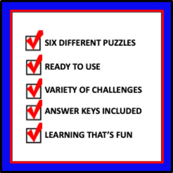 Puzzles for Early Finishers: Set 1 | Made By Teachers