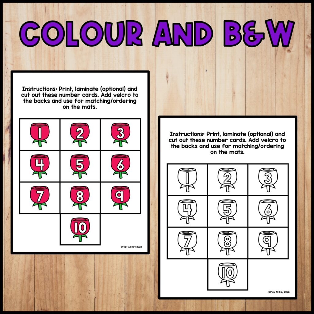 Valentine’s Day File Folder Activities | Numbers 1 to 20 Numerical ...