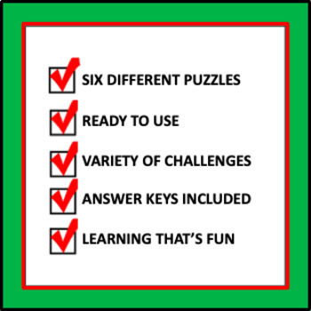 Puzzles for Early Finishers: Set 2 | Made By Teachers