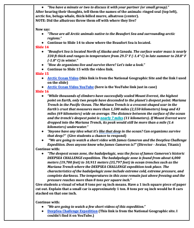 8th Science Lesson Adaptations/Behaviors for Reprod OAS 8.LS1.4 NGSS MS ...