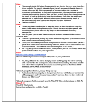 8th Science Lesson Adaptations/Behaviors for Reprod OAS 8.LS1.4 NGSS MS ...